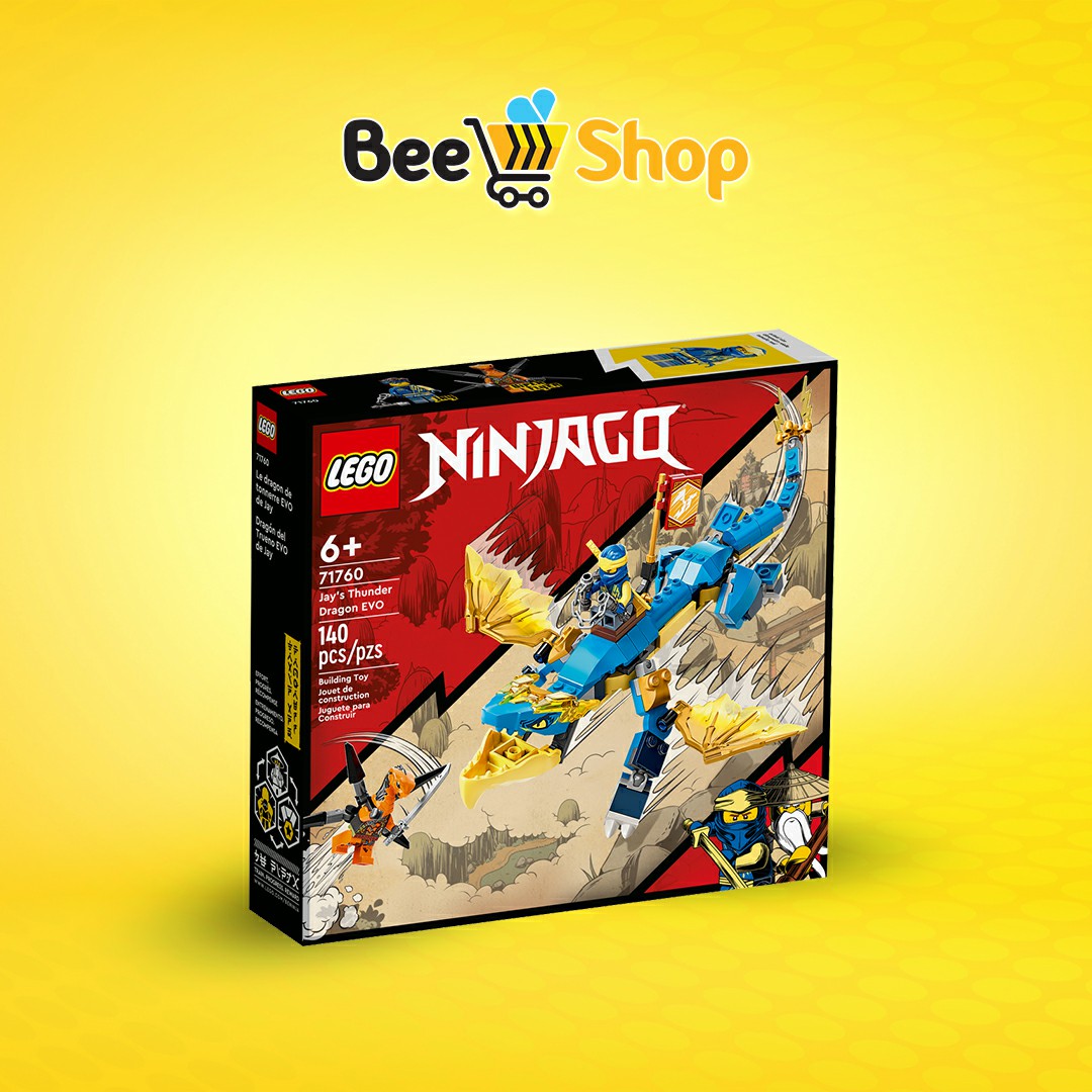 LEGO NINJAGO JAY’S THUNDER DRAGON EVO 140PCS/PZS (6+AGE/EDAGES) 71760